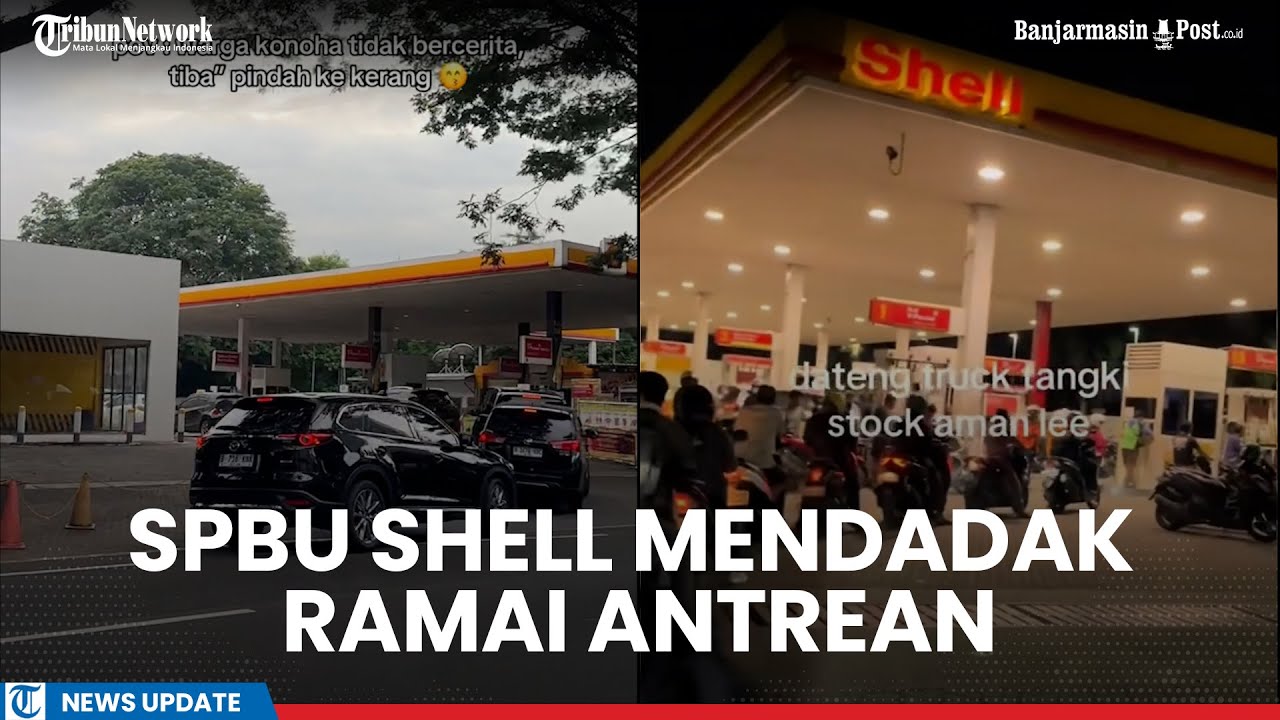 SPBU Shell Mendadak Ramai Antrean Kendaraan di Tengah Kasus Pertamax ...