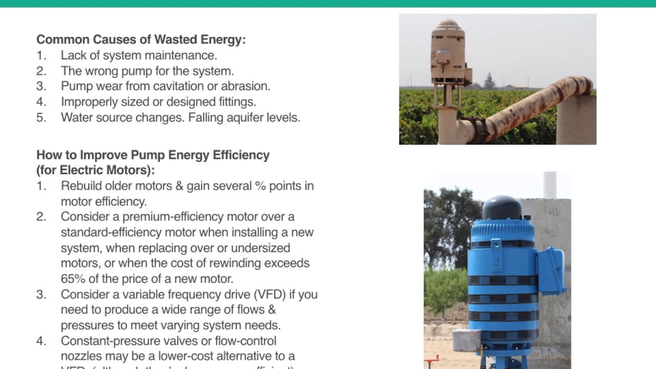 Pump Efficiency Monitoring Wexus - YouTube