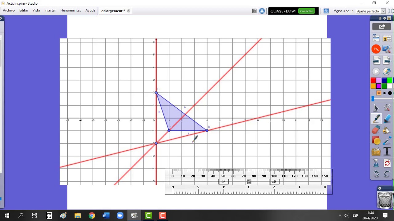 TRANSFORMATIONS -Enlargement 1 Drawing an enlargement - YouTube