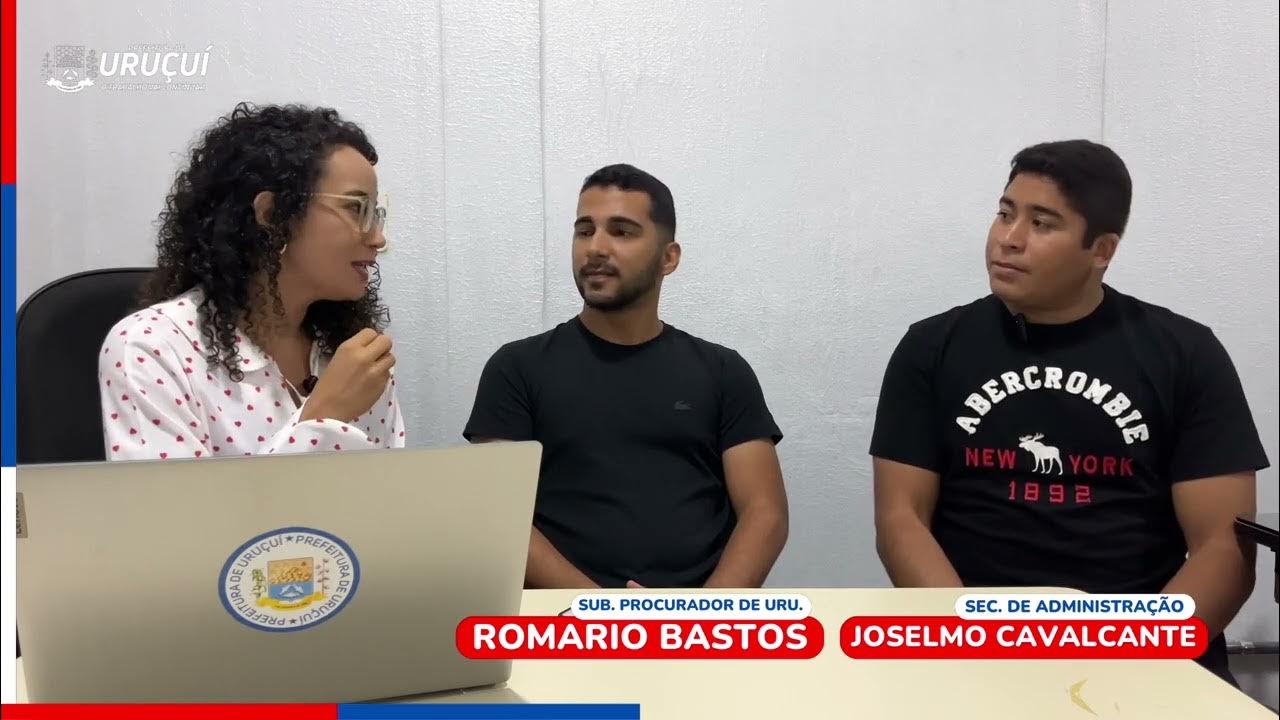 Bate-papo com Romário Bastos e Joselmo Cavalcante sobre o concurso público da PMU. - YouTube