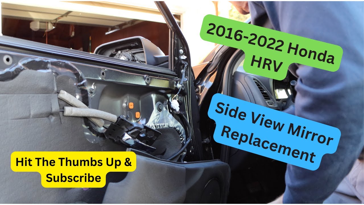How To Install A Side View Mirror 2019 Honda HRV - YouTube