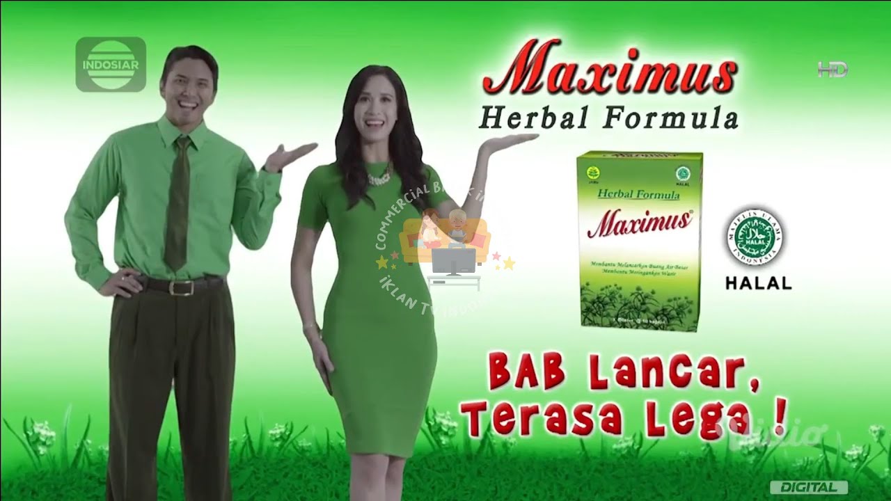 IKLAN MAXIMUS HERBAL FORMULA "BAB Lancar Terasa Lega!" • 5s (2021 ...