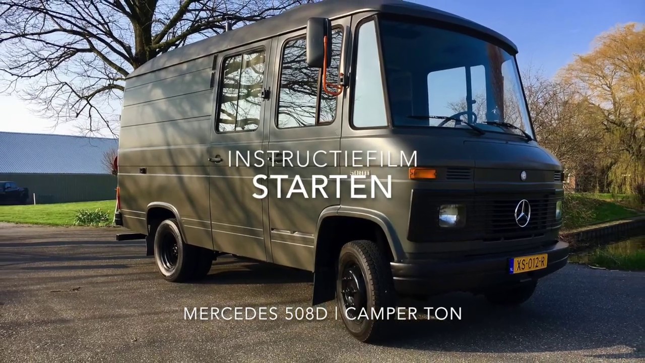 Mercedes 508D (Ton): starten - YouTube