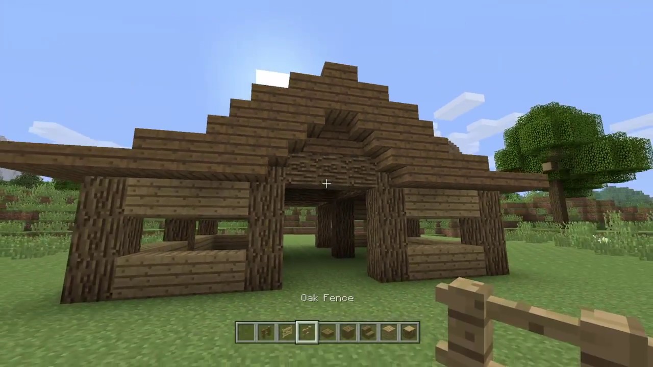Minecraft Horse Stable TUTORIAL!! - YouTube
