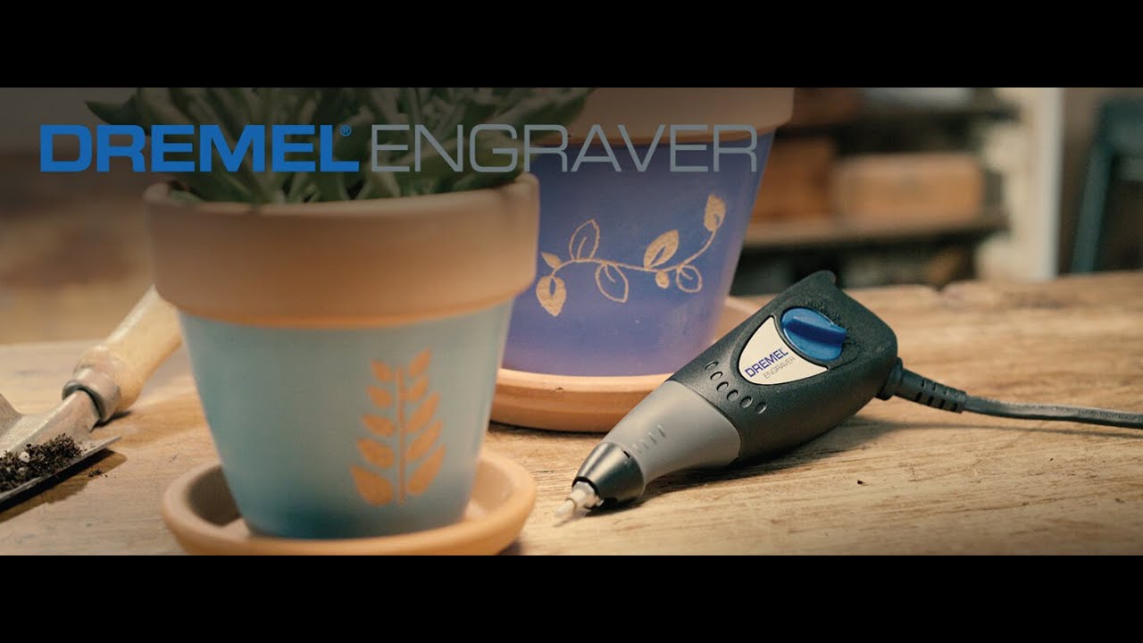 Dremel 120 Volt Engraver Rotary Tool with Stencils - YouTube