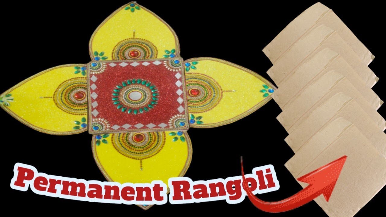 Permanent Rangoli/Cardboard Rangoli/Readymade Rangoli/ଥରେ Rangoli ...