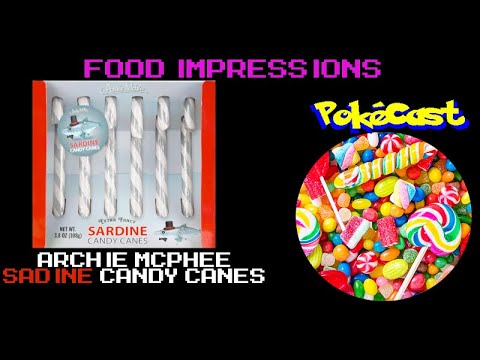 Food Impressions: Archie McPhee Sardine Candy Canes - YouTube