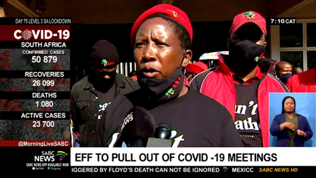 EFF to pull out of COVID-19 meetings - YouTube