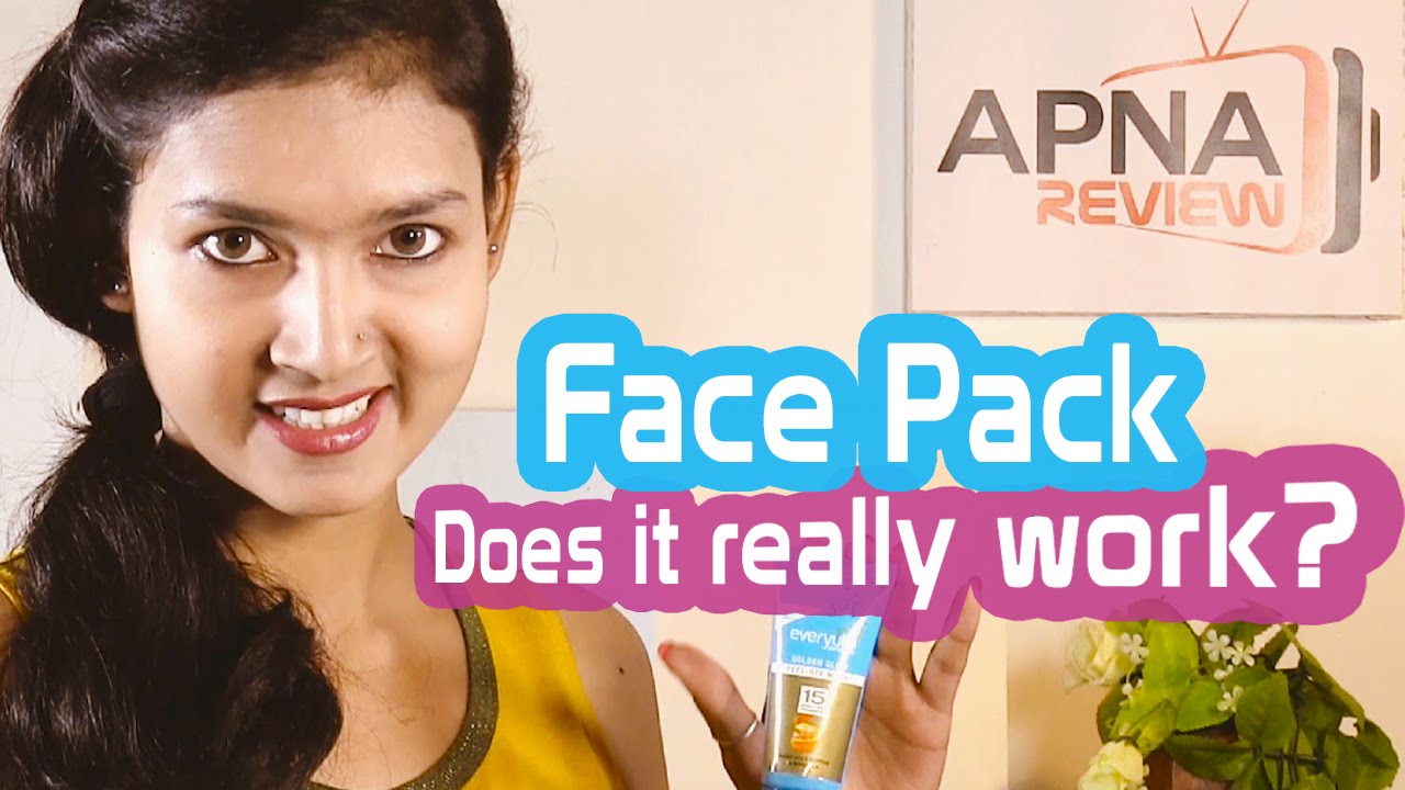 FACE PACK REVIEW AND APPLICATION - YouTube