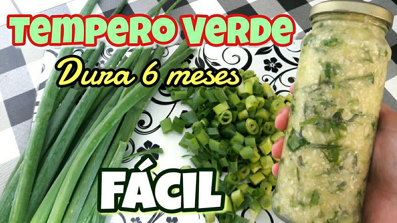 TEMPERO VERDE FÁCIL QUE NÃO ENDURECE NO CONGELADOR - YouTube
