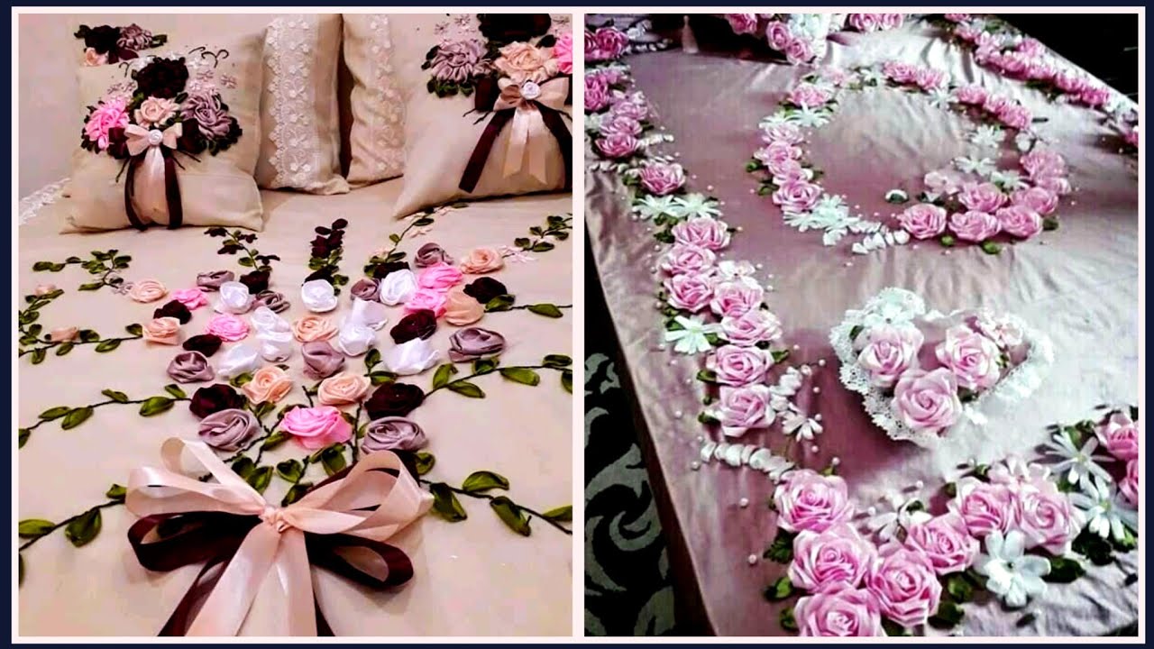 Elegant Ribbon Embroidery, Ribbon Art Designs For Different Clothes ...