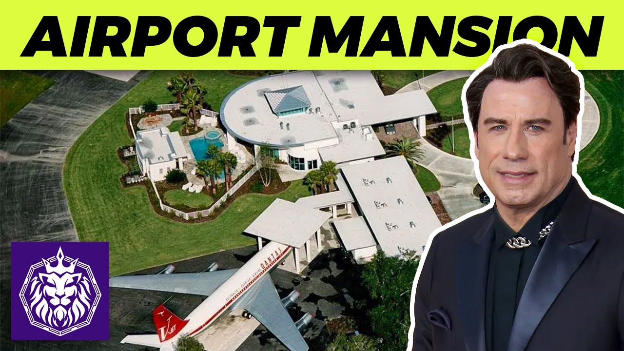 Inside John Travolta's Airplane Empire and Airport Mansion - YouTube