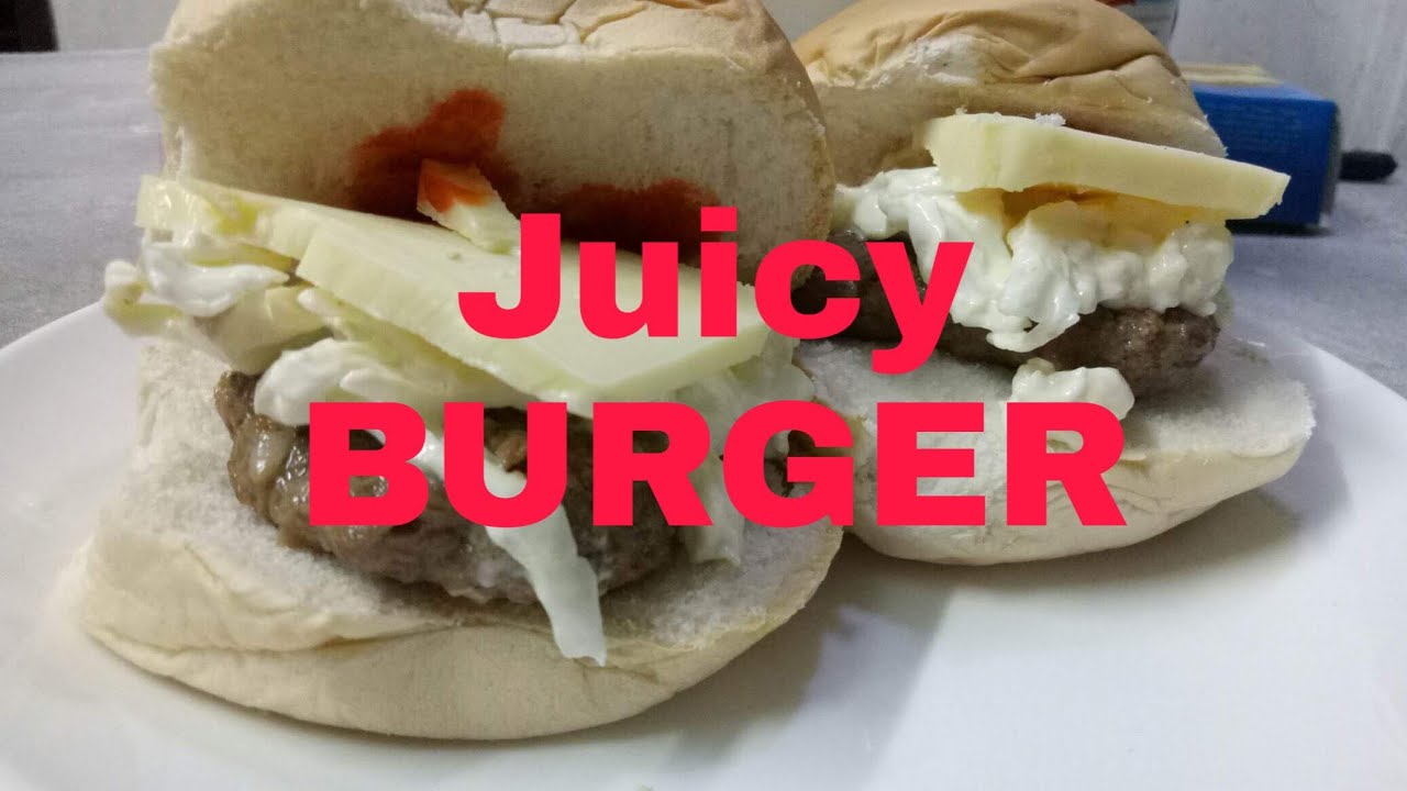 How to Make Burger Patty Timplang Pinoy - YouTube
