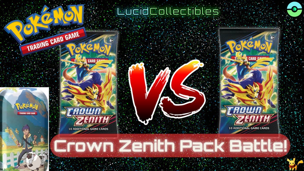 Crown Zenith Pack Battle! | Pokemon Trading Card Game - YouTube