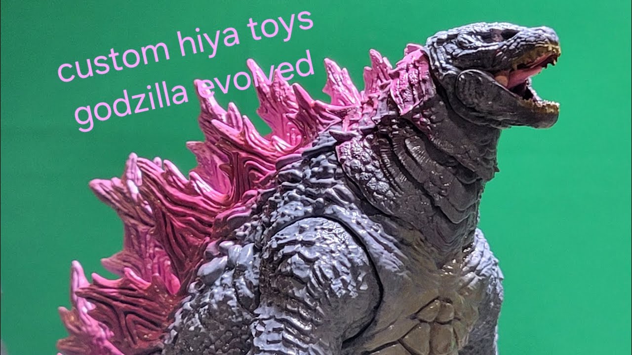 review of custom hiya toys godzilla evolved - YouTube