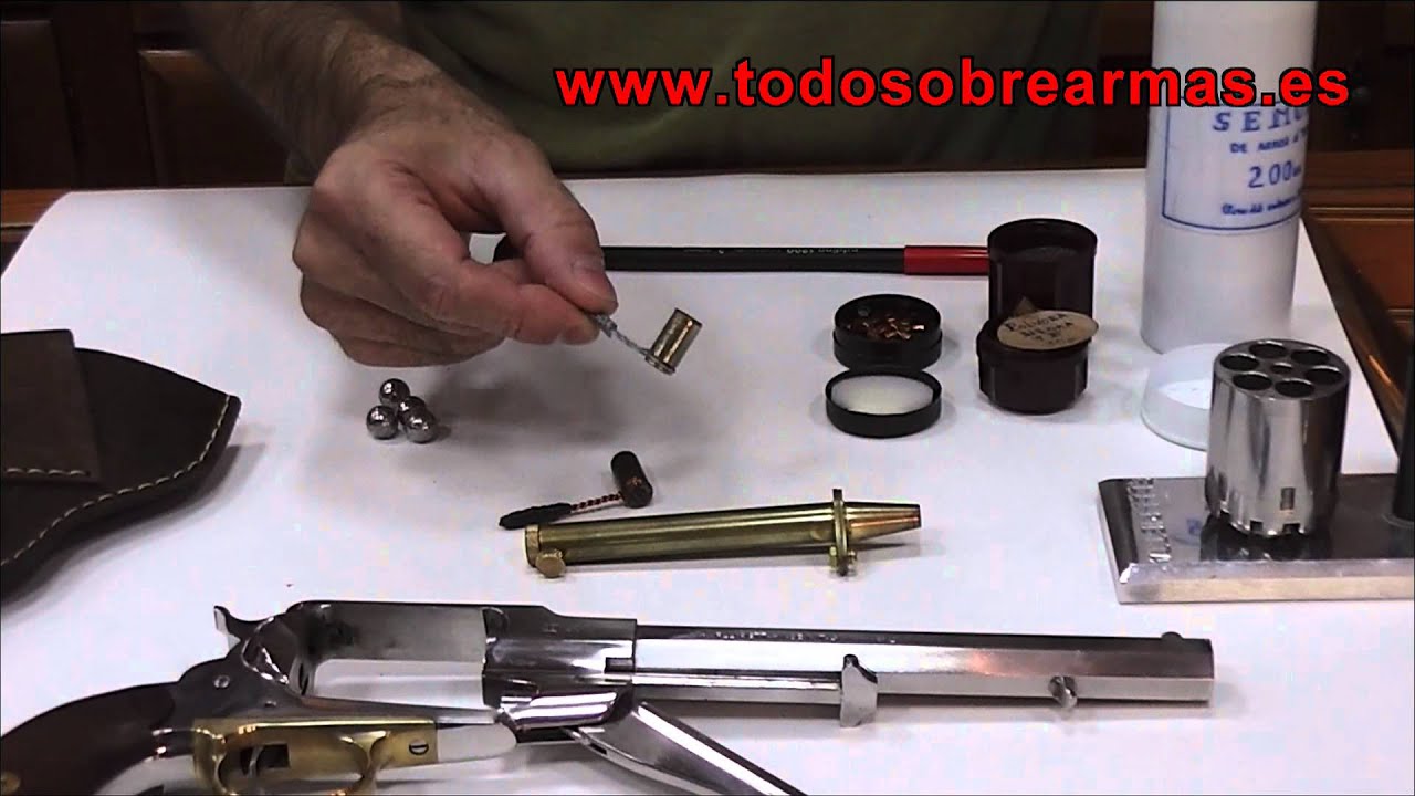 como cargar revolver avancarga - YouTube