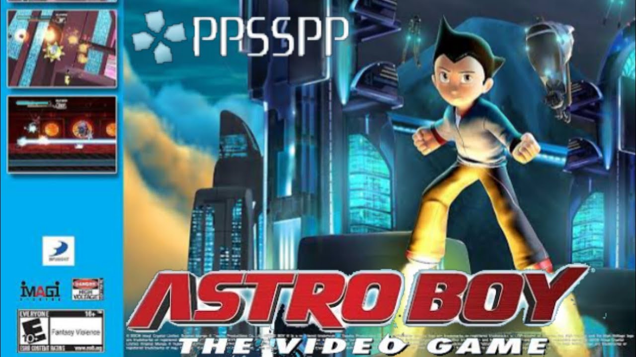 Astro Boy - The Video Game l PSP Games l PPSSPP - YouTube