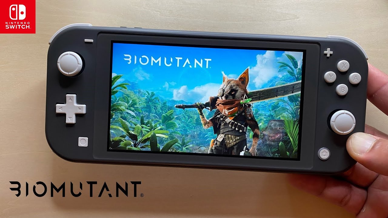 Biomutant Nintendo Switch Lite Gameplay - YouTube
