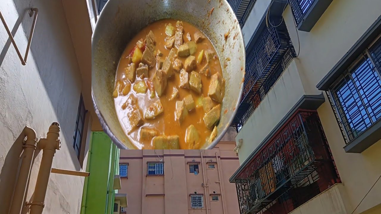 গাছ পাঠা মাংস,সাধারণ রান্না অসাধারণ স্বাদ,gach patha mangso recipi# ...