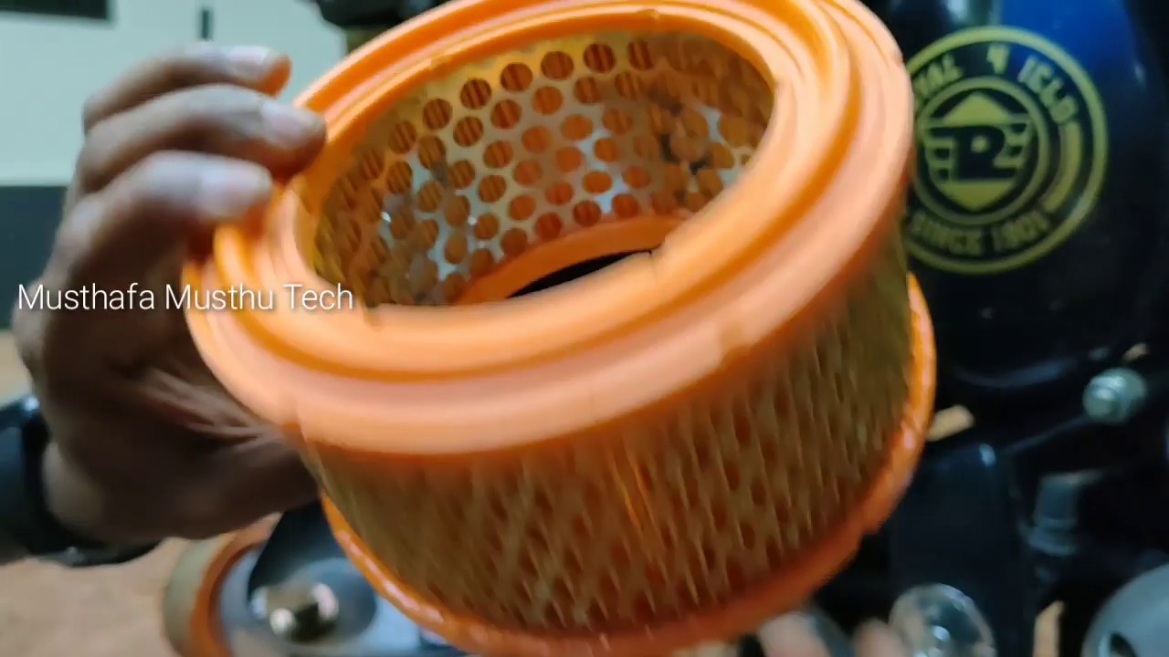Royal Enfield Bullet air filter change || Royal Enfield || - YouTube