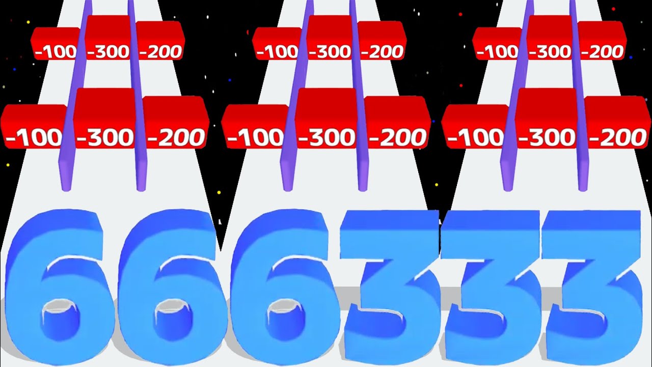 📌Number Master - (Number Run 3D) - Tiktok Games VIDEO Satisfying ...