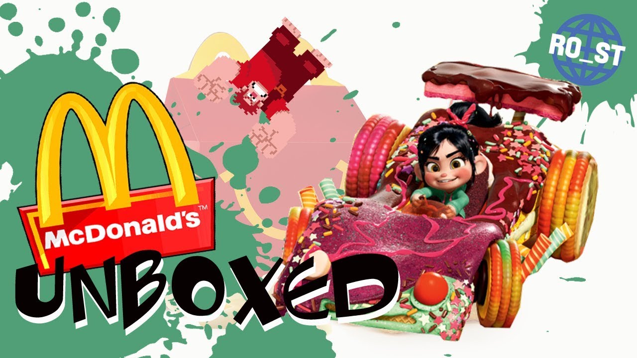McDonald's Unboxed - Wreck-It Ralph Happy Meal 2018 - YouTube