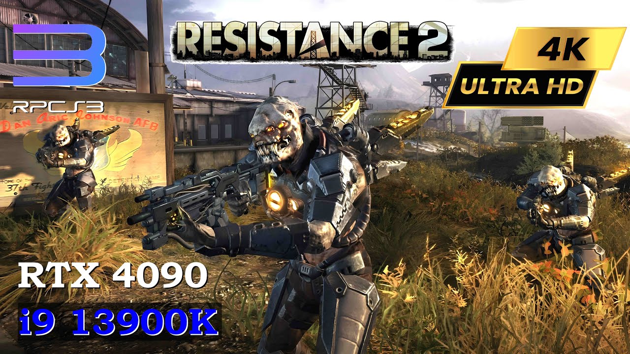 Resistance 2 4K Unlock 120FPS | RPCS3 v0.0.26-14725 | i9 13900K + RTX ...