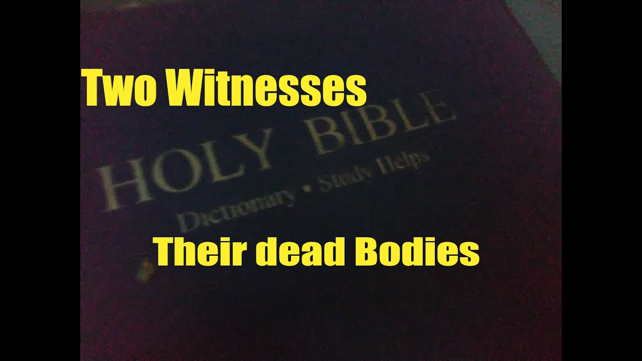 Two Witnesses Their dead bodies (Revelation 11) - YouTube