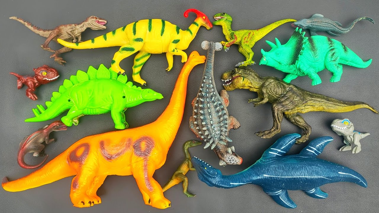 Dinosaurs Jurassic World Dominion T-rex,Mosasaurus,Parasaurus ...