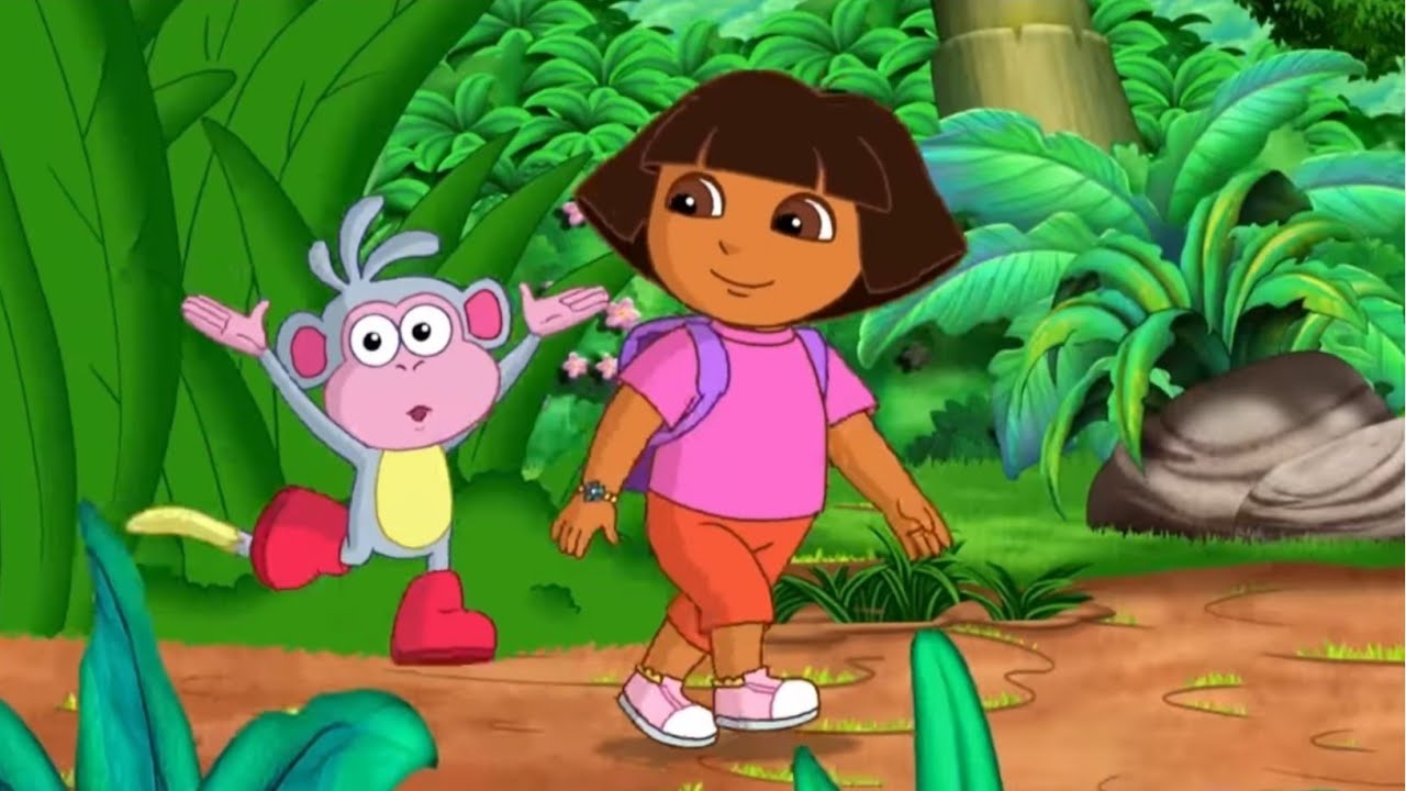 Dora and boots drawing for kids | Dora buji drawing - YouTube