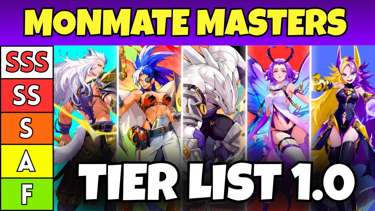 COMPLETE TIER LIST! | Monmate Master Idle Adventure | TapScreen Gaming - YouTube