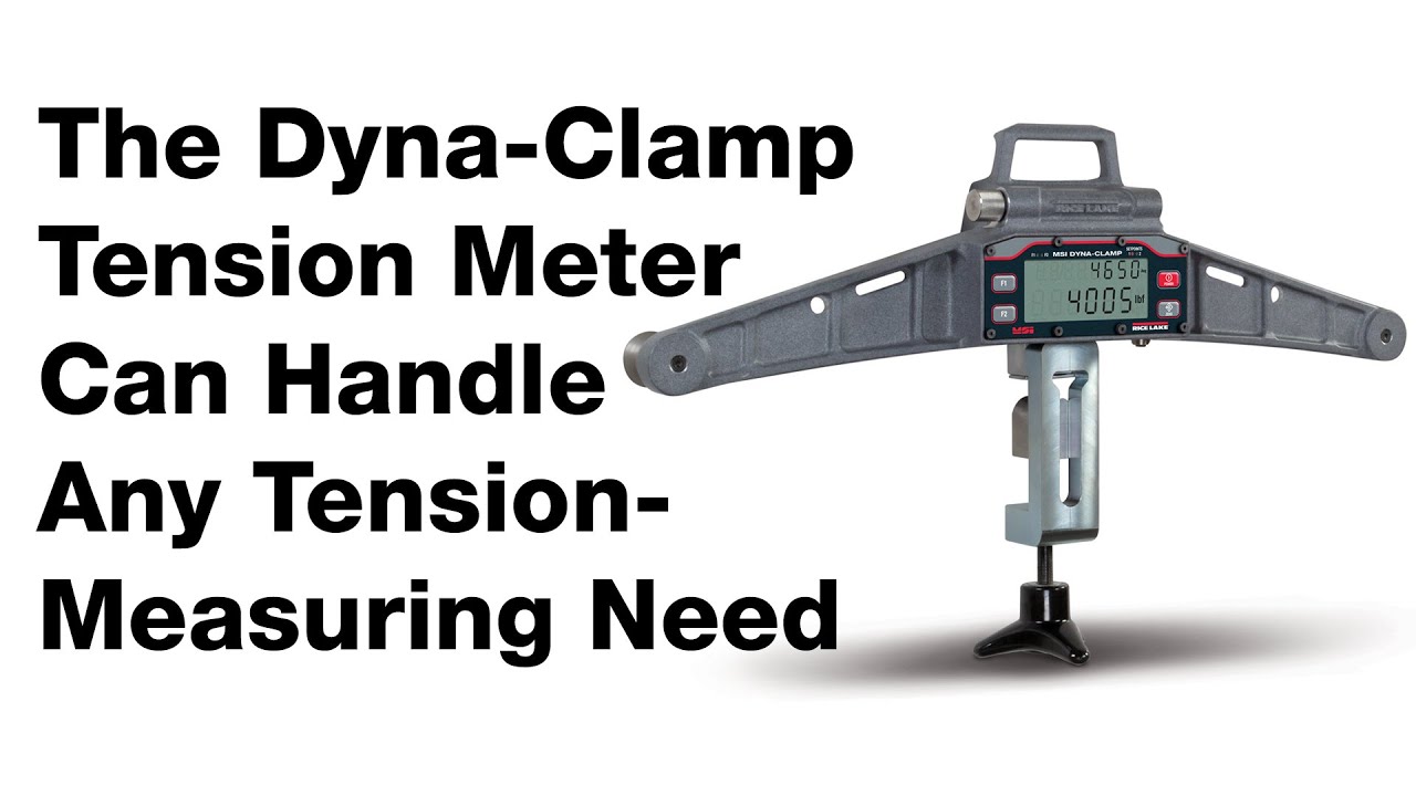 The Dyna-Clamp Clamp-On Tension Meter Can Handle Any Tension-Measuring ...