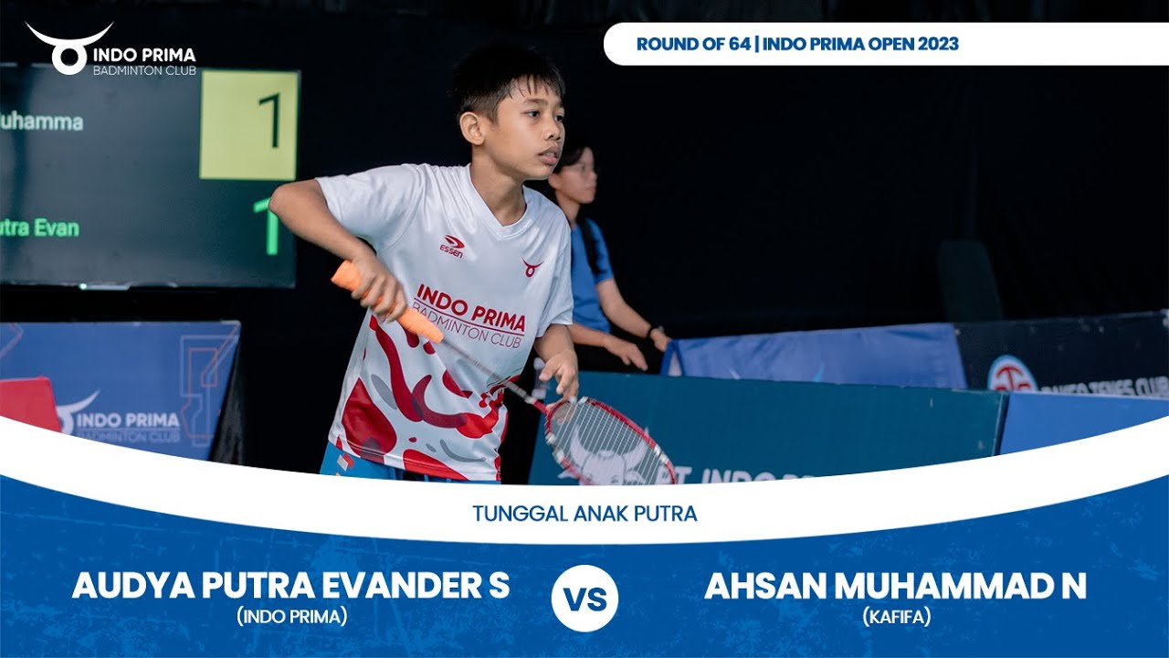 Audya Putra Evander S (Indo Prima) vs Ahsan Muhammad N (Kafifa) | R64 TAPA U-13 Indo Prima Open ...