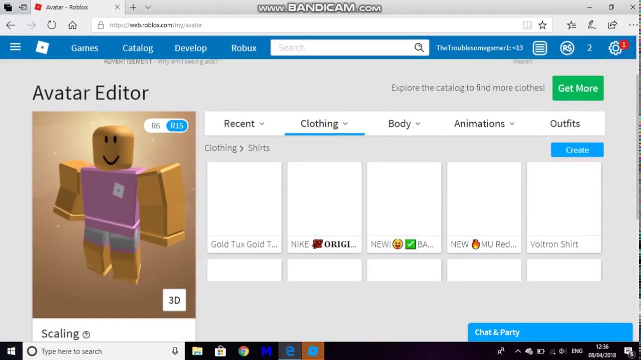 how to make your roblox avatar look cool with robux - YouTube