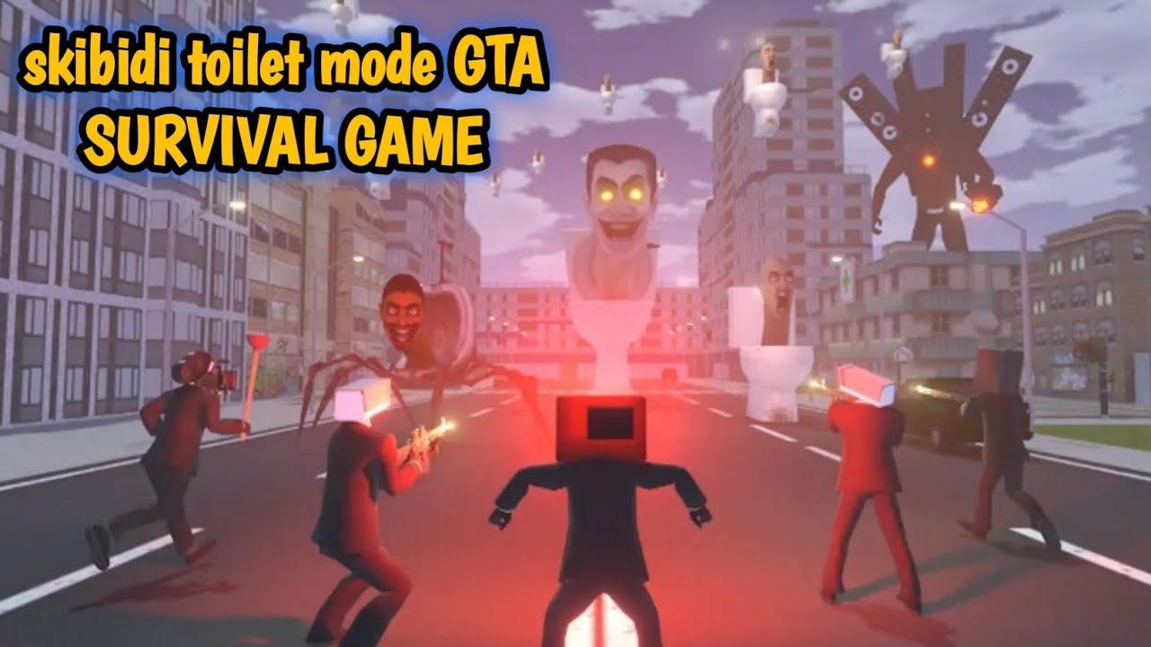 skibidi toilet survival game mode GTA 5 | skibidi toilet all seasons ...