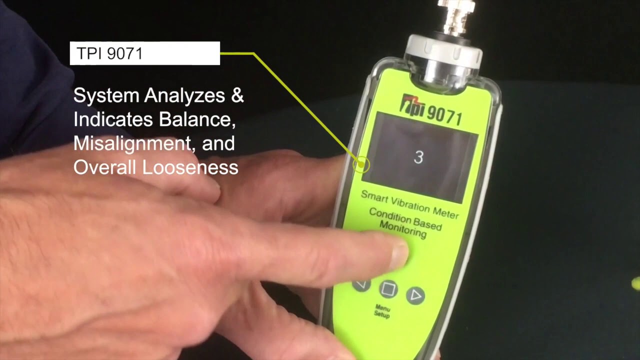TPI 9071 Smart Vibration Meter: Overview - YouTube