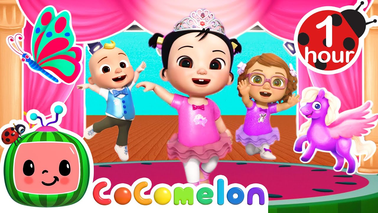 Pink Ballerina Dance | Cocomelon - Nursery Rhymes | Colors for Kids ...