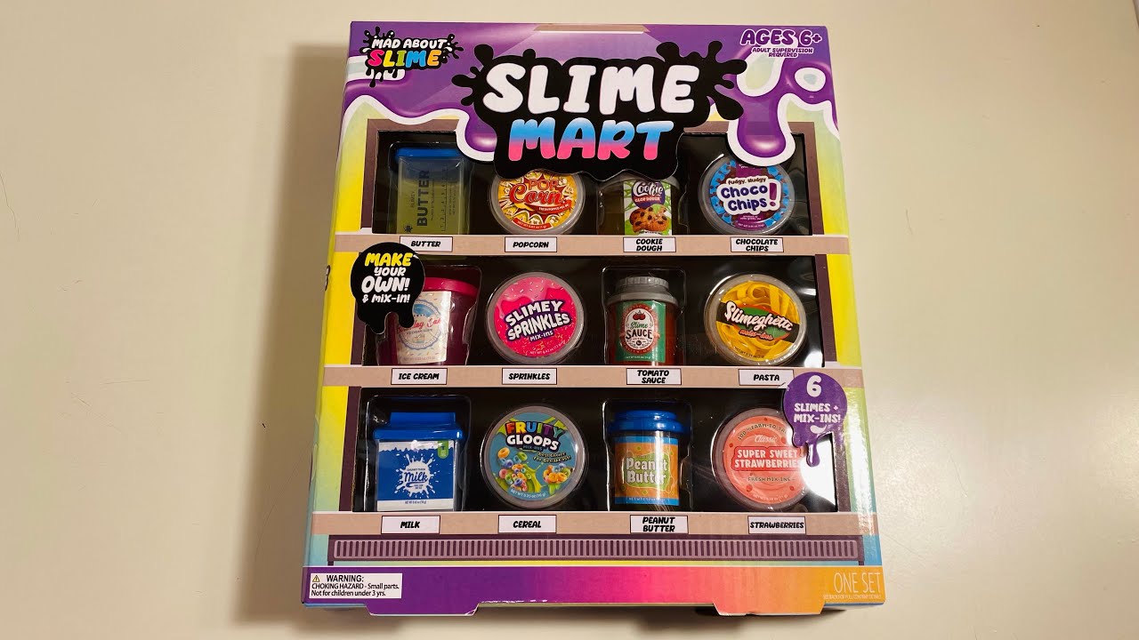 10 Minutes Satisfying Slime Mart Unboxing!|ASMR| Most Satisfying Video ...