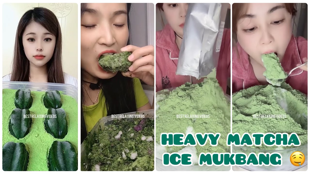 Matcha Ice Crunch – ASMR Eating Sounds for Relaxation! - YouTube