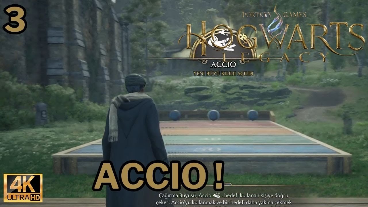 ACCIO ! | HOGWARTS LEGACY TÜRKÇE | [3. BÖLÜM ] [4K] - YouTube