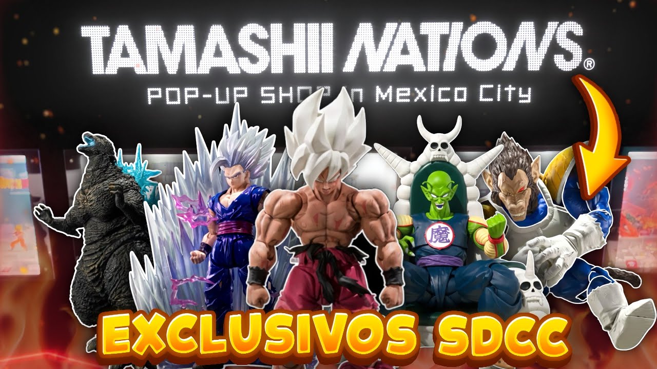 EXCLUSIVAS SDCC 2025🤯 de la TAMASHII NATIONS POP UP STORE MX 🐉🐉 Todas ...