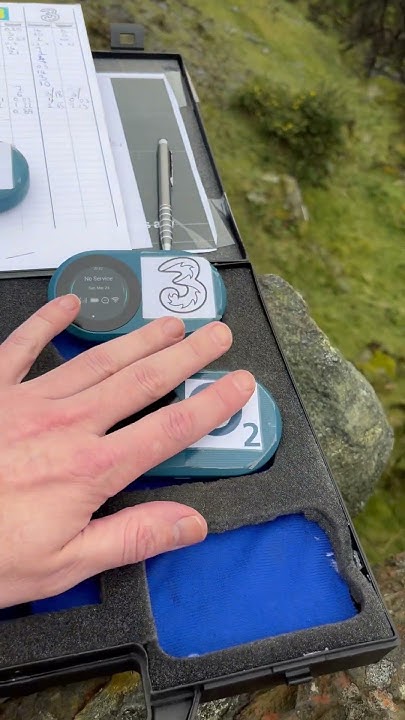 Measuring multi network SIM card in North Wales mountains - YouTube