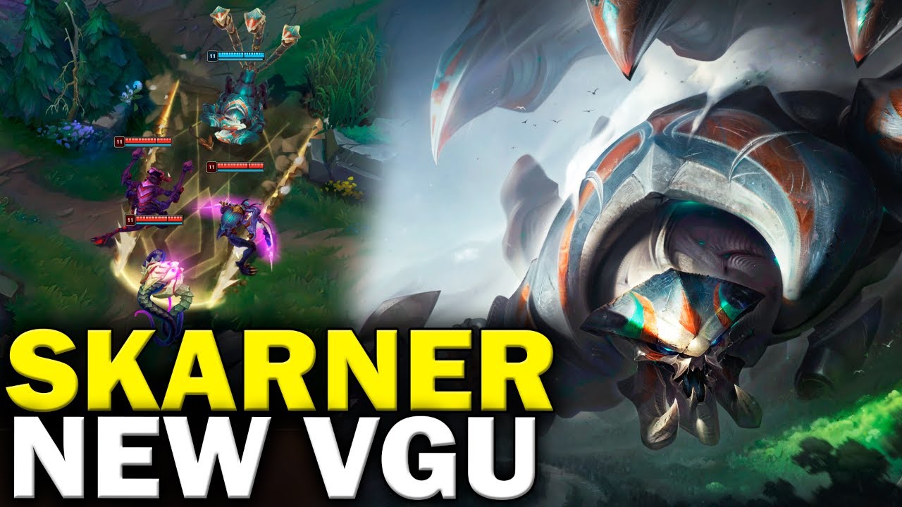NEW Skarner - VGU, Skills & Skins - League of Legends - YouTube