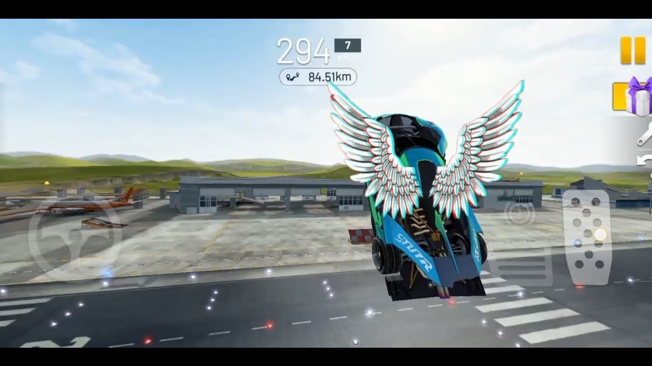 Extreme car simulator game 🎮||Flying car||Vortex_Gaming - YouTube