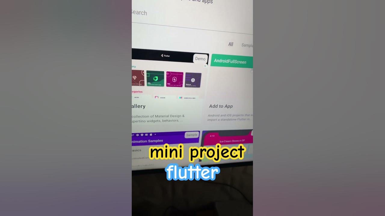 mini project for flutter #fluttercoding #flutter #crossplatformappdevelopment - YouTube