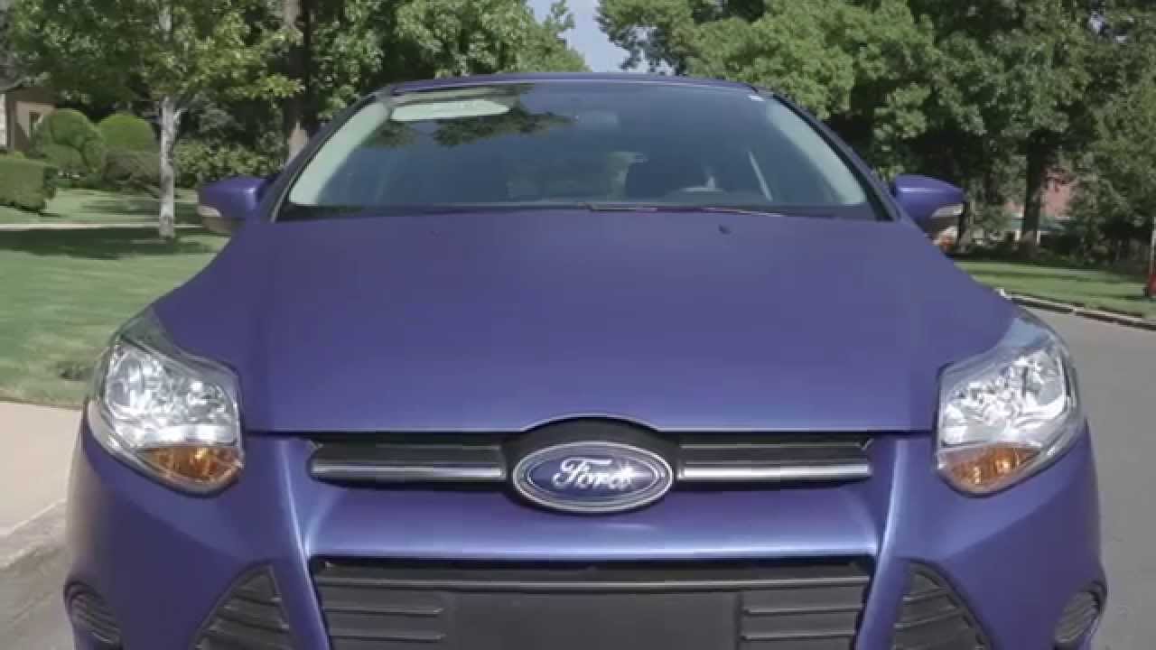 Lettering Express Ford Focus Avery Dennison Blue Matte Metallic 2 - YouTube