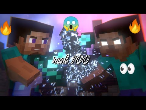 Herobrine and Steve battel (hunter gamer =Steve )funny video - YouTube