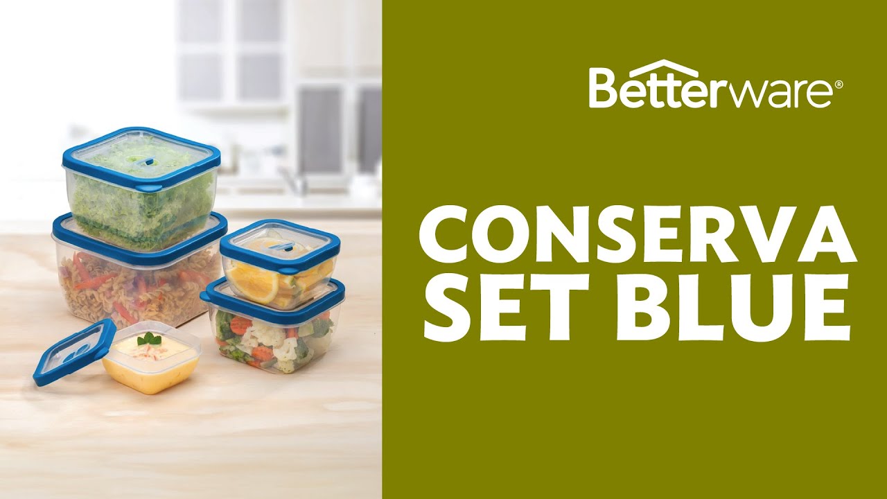 Conserva Set Blue Betterware - YouTube