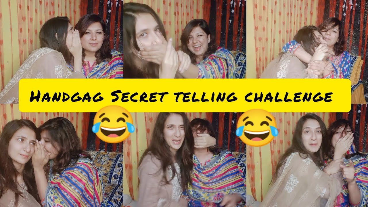Secret Telling challenge || hand gag secret telling challenge || funny ...