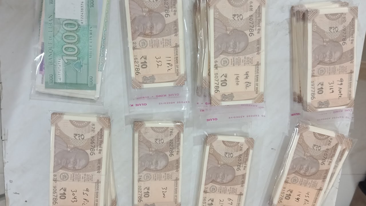 Buy 10 Rupees 786 Notes Notes Value | 40 Different Foreign Set Value ...